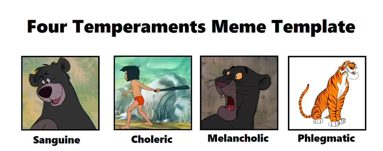 Four Temperaments: The Jungle Book by carlover1 on DeviantArt