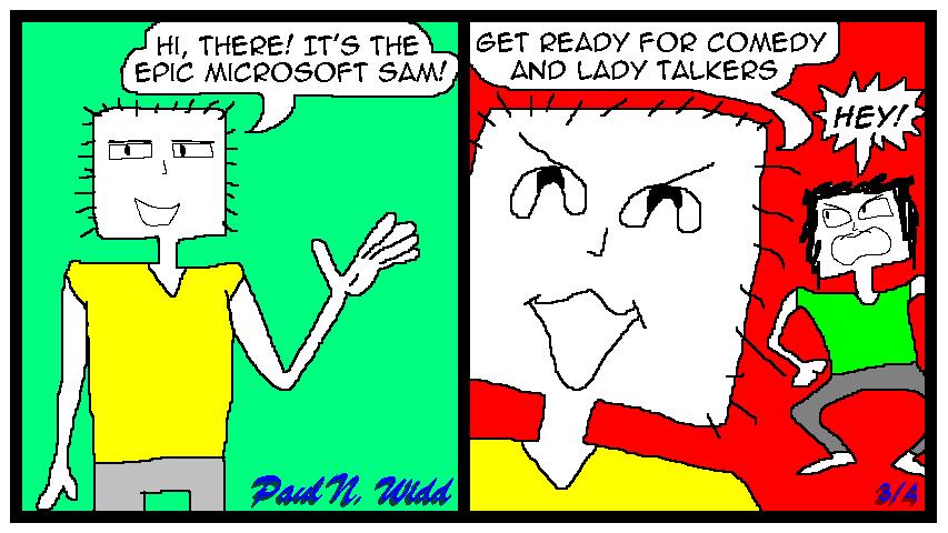 Microsoft Sam and his Fellow Friends: The Start 1 by paulwidd8 on DeviantArt