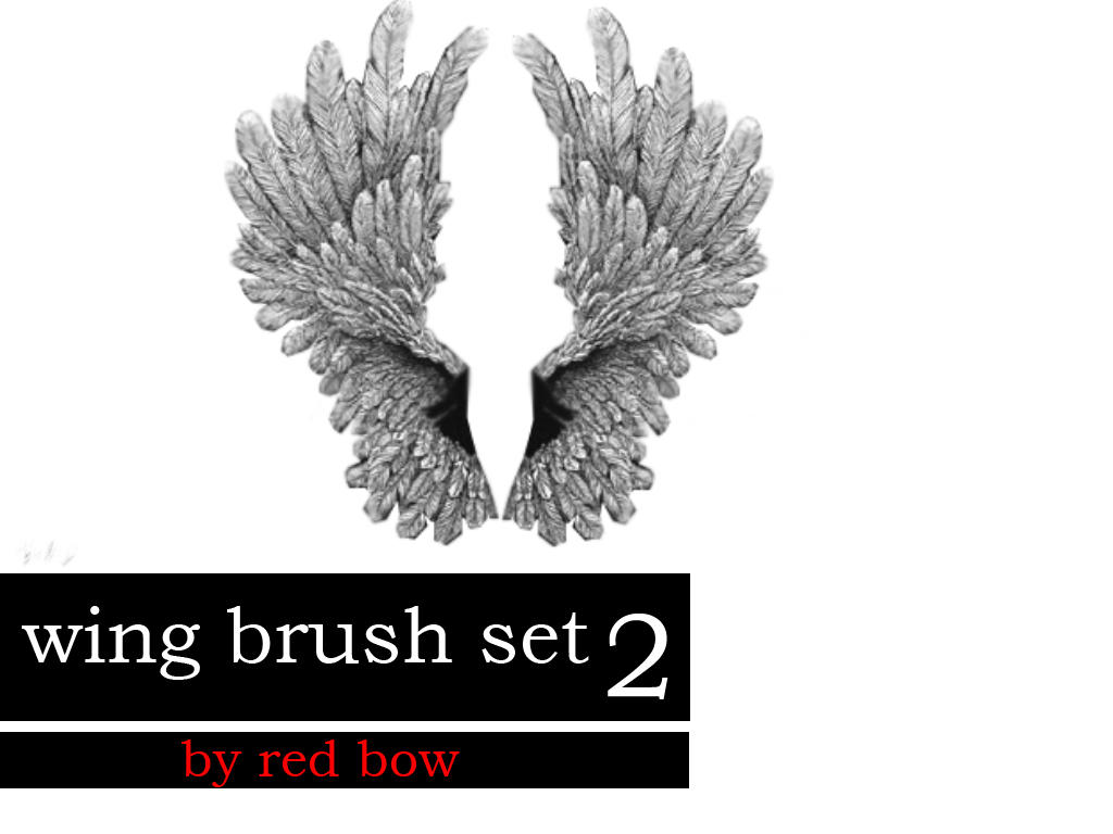wing brush set 2 by RedBow on DeviantArt