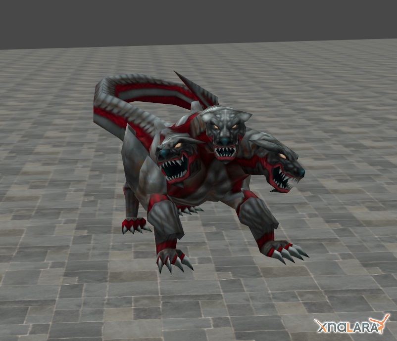 Cerberus with renamed bones by ManbeastMan on DeviantArt