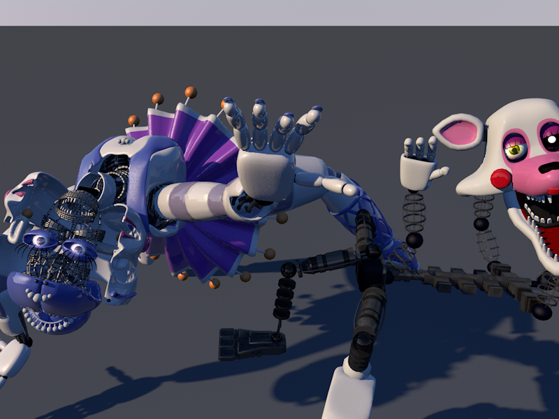 Ballora And Mangle by JrAngelDevilComicsrA on DeviantArt