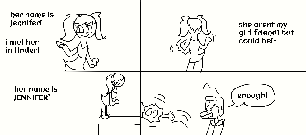 ~her name is Jennifer (meme)~ by JrAngelDevilComicsrA on DeviantArt