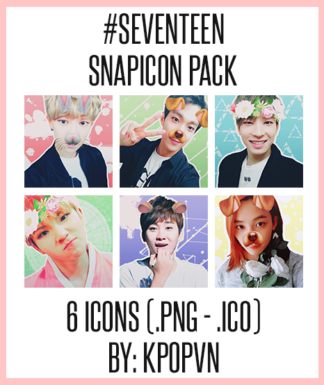 SEVENTEEN - SNAPIcon Pack by KpopVN on DeviantArt