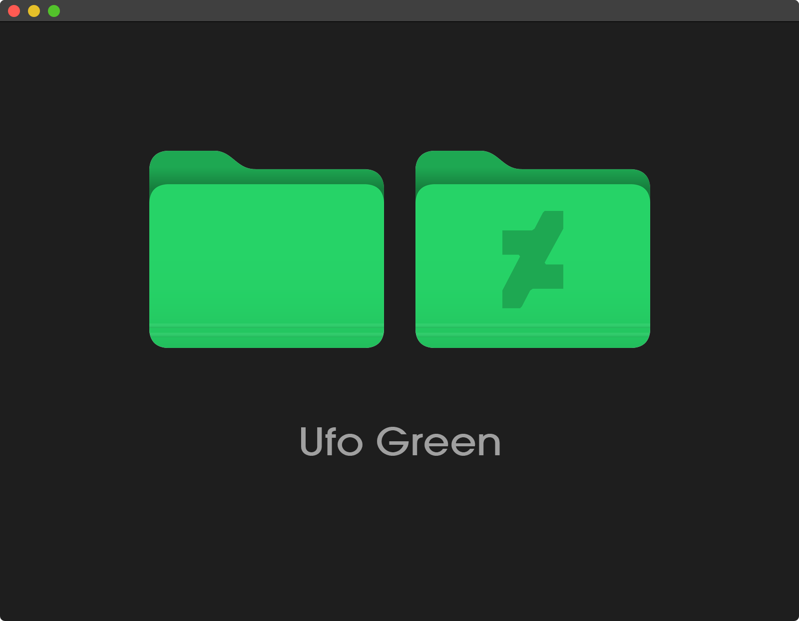 Ufo Green Folder Icon Big Sur Style by mamohida on DeviantArt