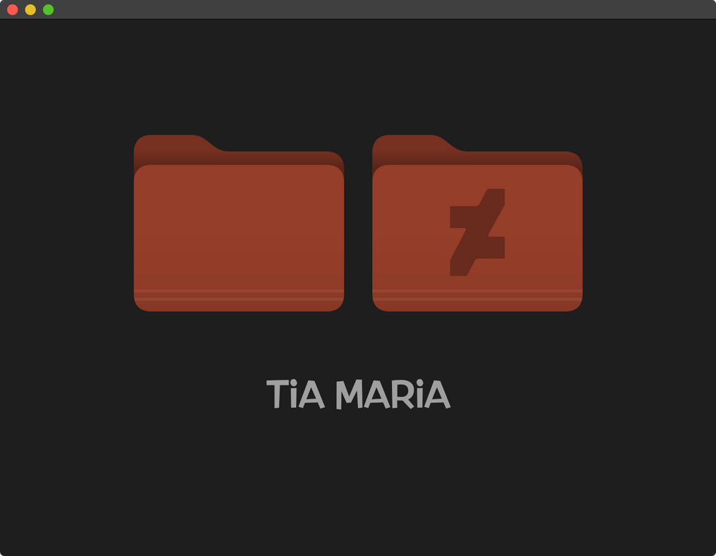 Tia Maria Folder Icon Big Sur Style by mamohida on DeviantArt