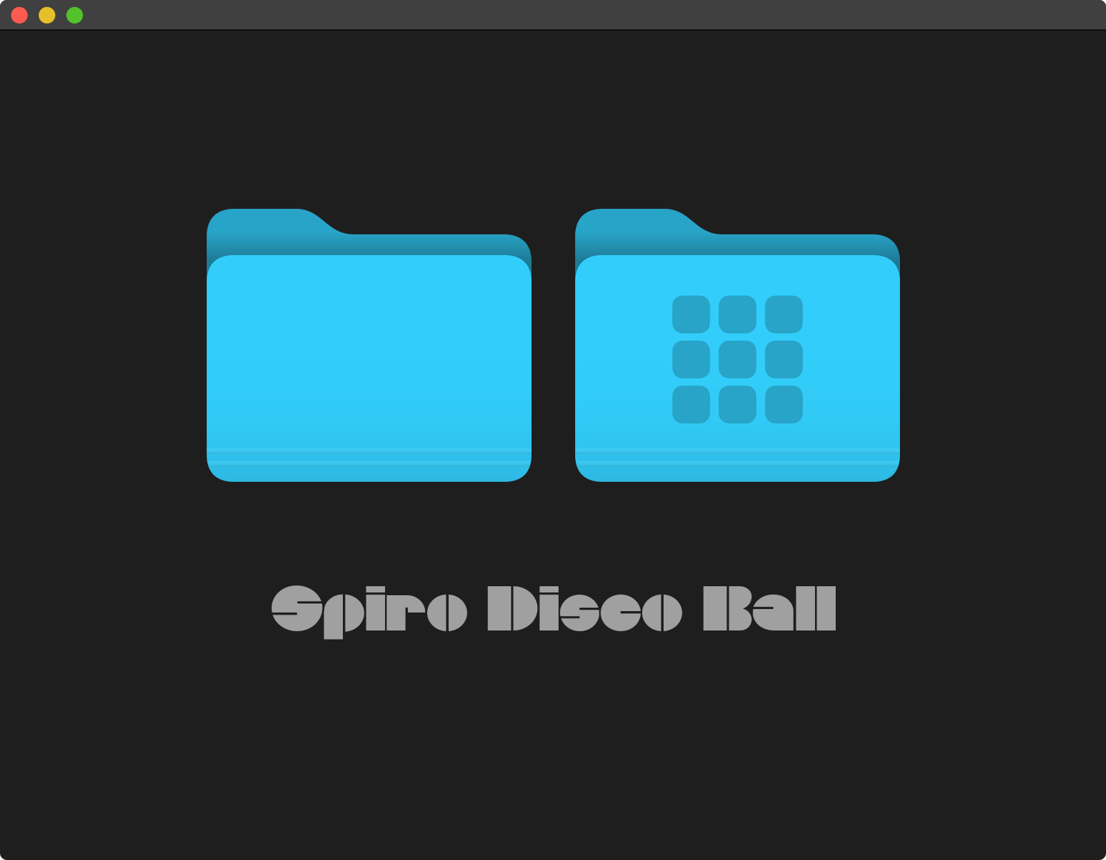 Spiro Disco Ball Folder Icon Big Sur Style by mamohida on DeviantArt