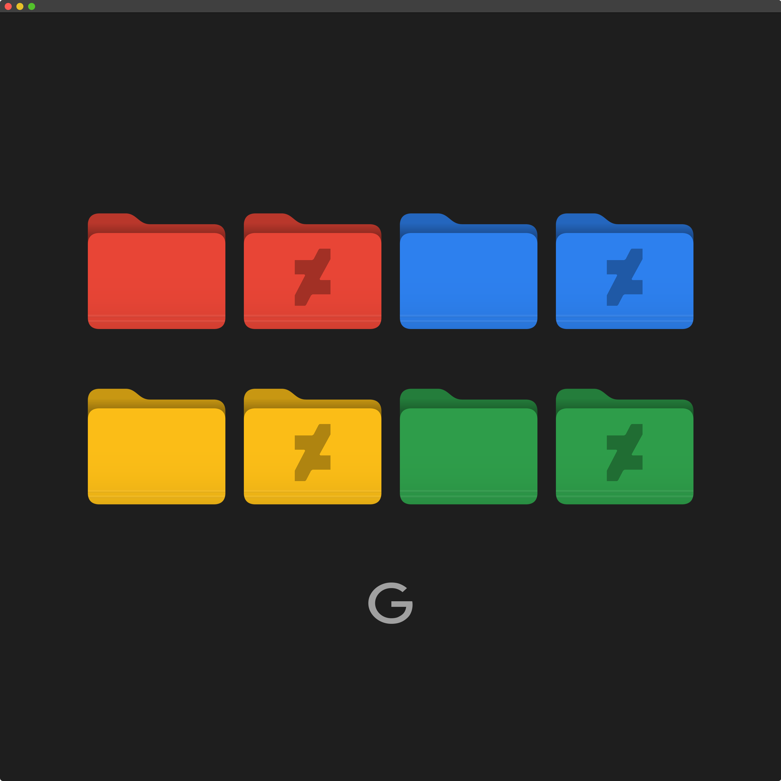 G Folder Icon Big Sur Style by mamohida on DeviantArt