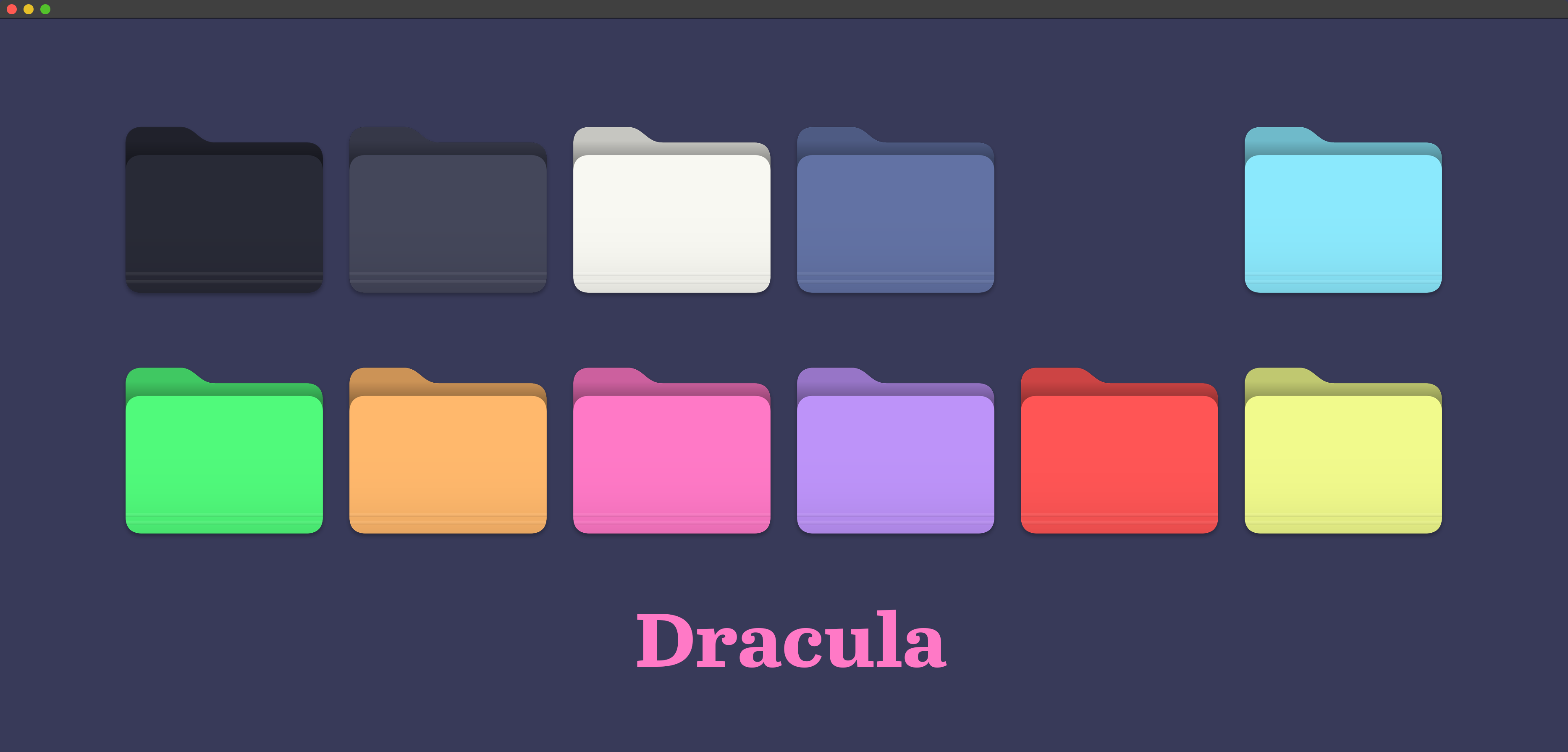 Dracula Theme Folder Icon Big Sur Style by mamohida on DeviantArt