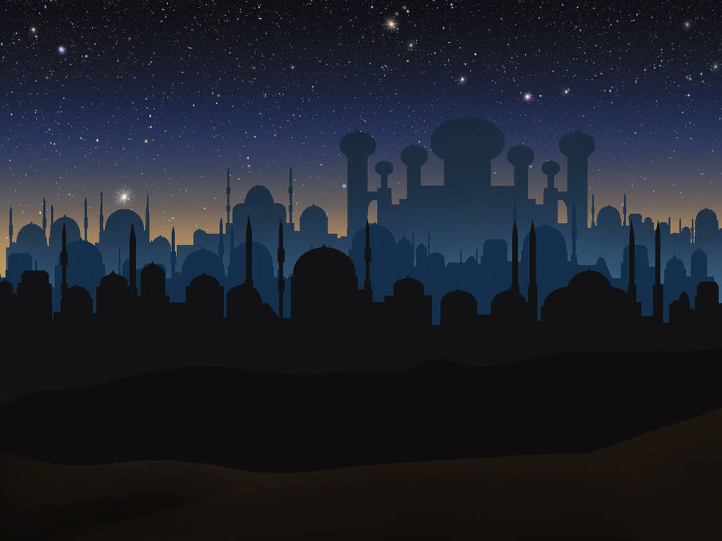 Stock: Aladdin night scene GIF twinkling stars by Greyfaerie4 on DeviantArt
