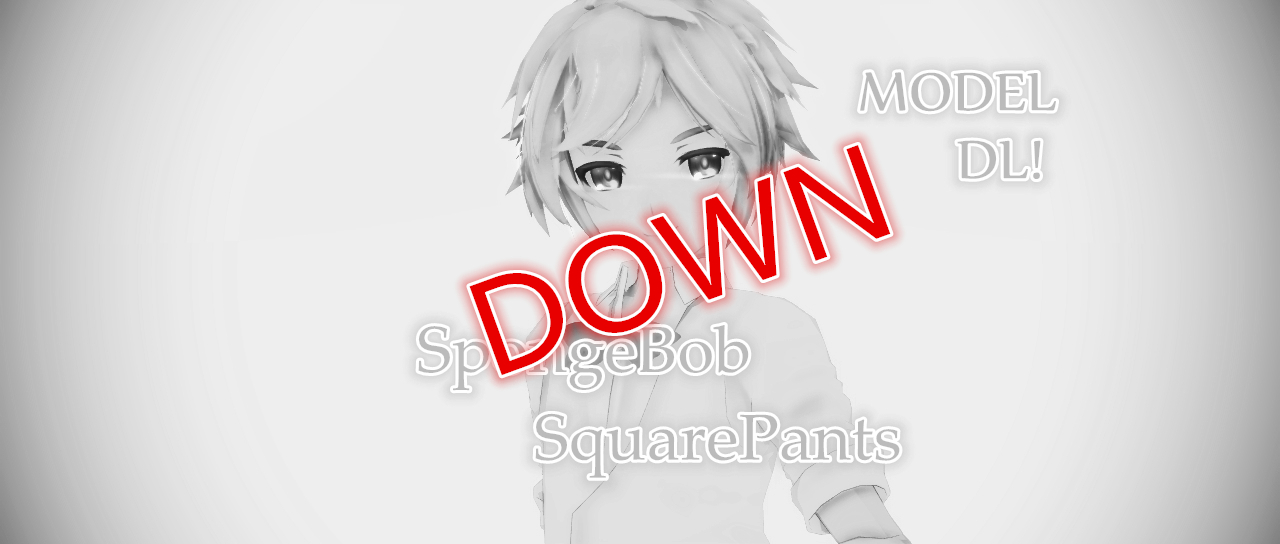mmd Spongebob dl down by Moze-ciel on DeviantArt