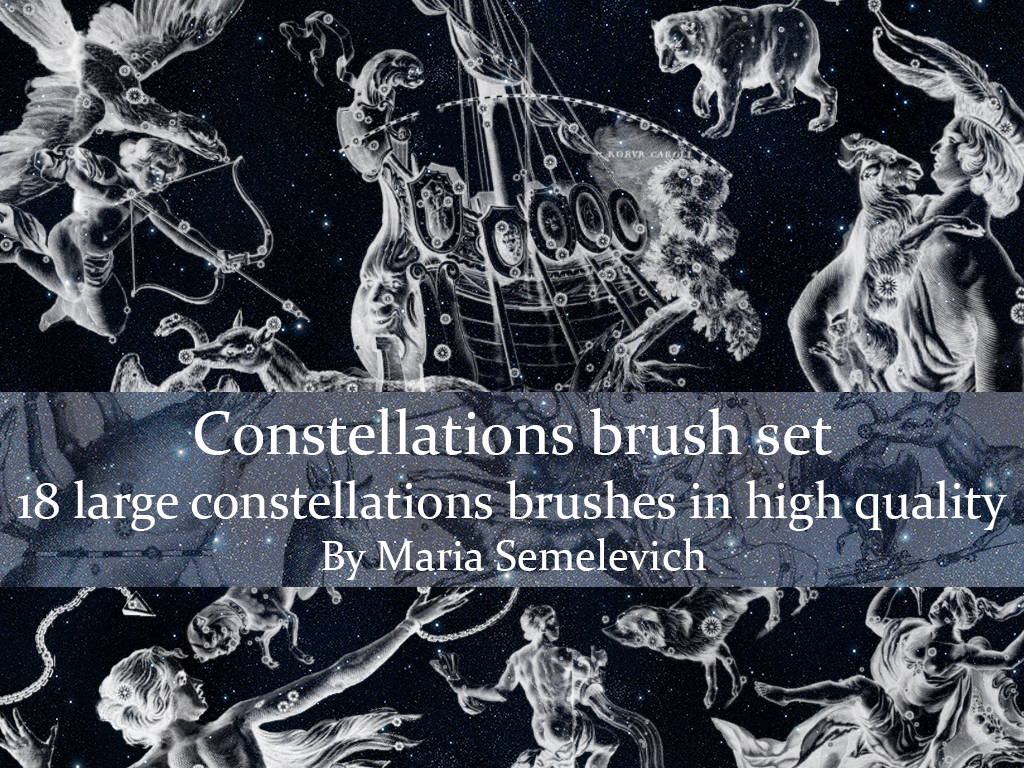 Constellations brush set vol.1 by MariaSemelevich on DeviantArt