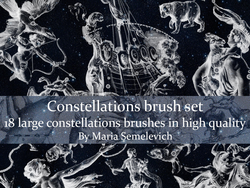 Constellations brush set vol.1 by MariaSemelevich on DeviantArt