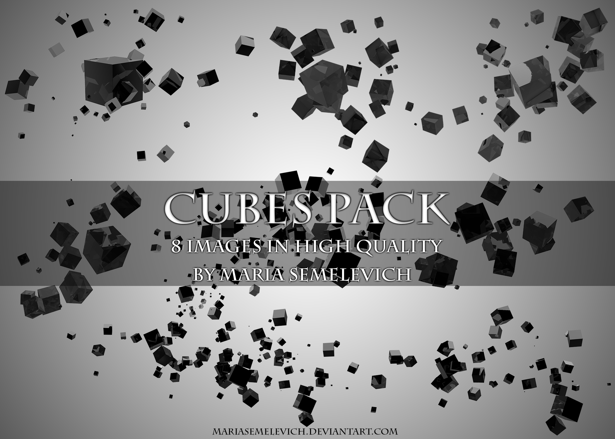 Cubes pack by MariaSemelevich on DeviantArt