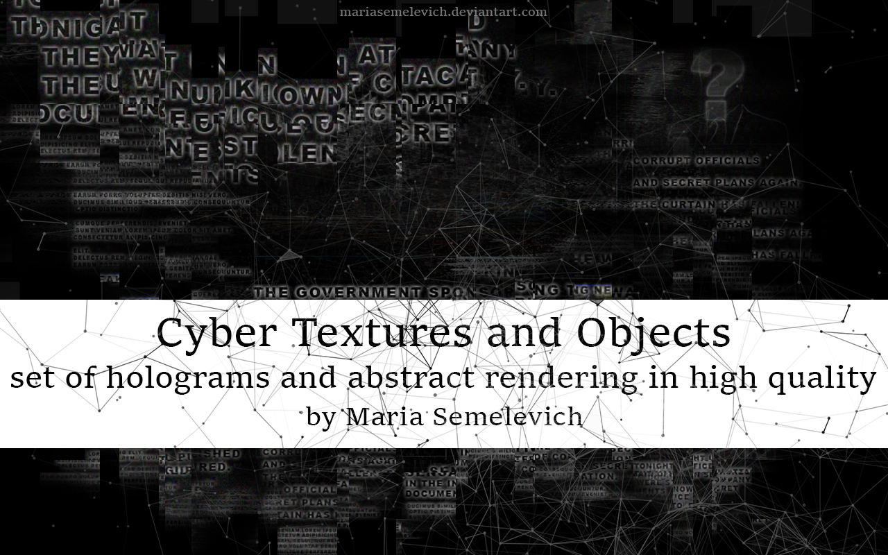 Cyber Textures and Objects by MariaSemelevich on DeviantArt