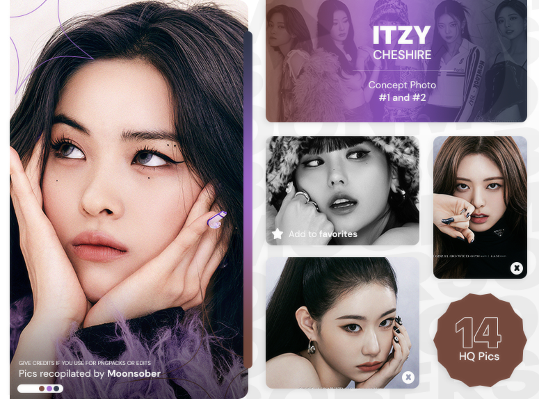 PHOTOPACK 62 // ITZY 'CHESHIRE' Concept Photo by MoonSober on DeviantArt