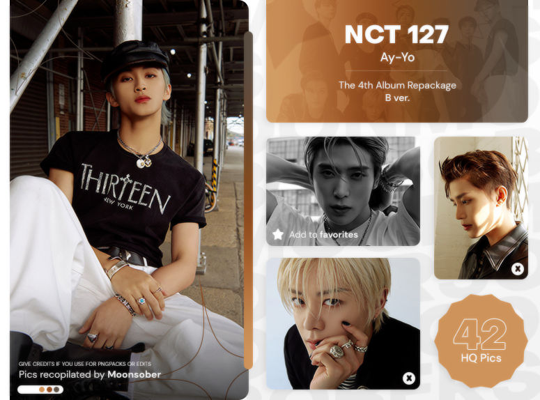 PHOTOPACK 80 // NCT 127 'Ay-Yo' (B ver.) by MoonSober on DeviantArt