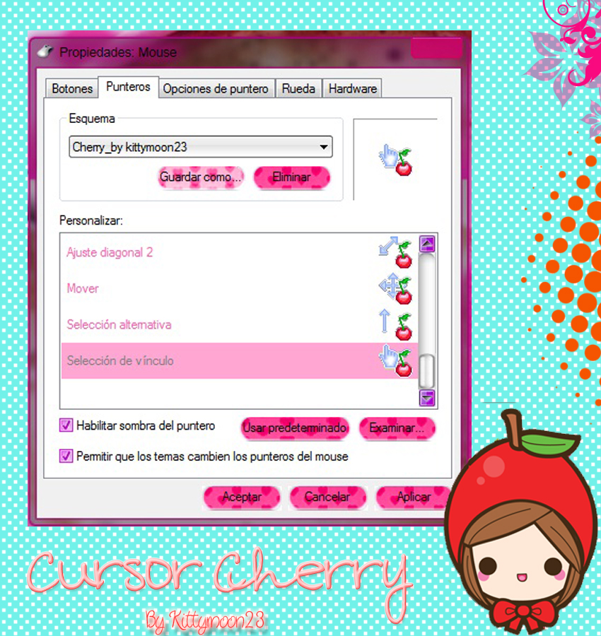 Cherry Cursor by kittymoon23 on DeviantArt