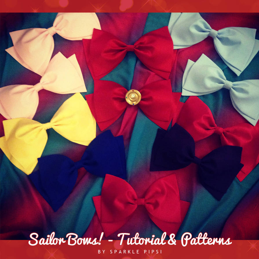 Sailor Bows! - Tutorial and Patterns by SparklePipsi on DeviantArt