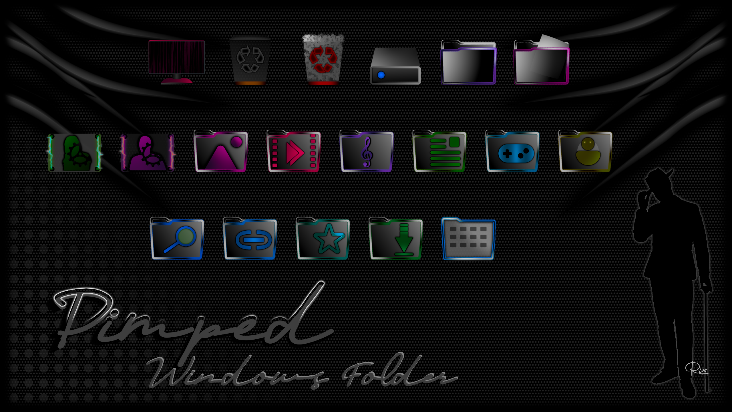 Pimped Windows 11 Folder MULTICOLORED Collection by rix-wn on DeviantArt