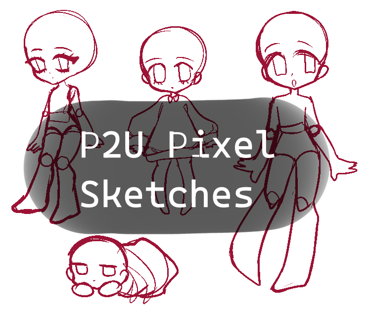 P2U Pixel Sketches - 20 pts by generalsin on DeviantArt