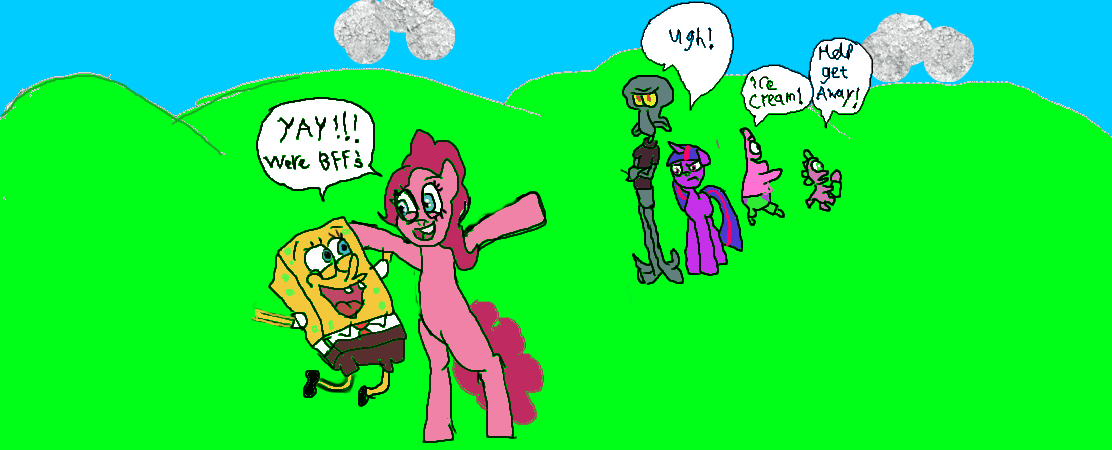 Pinkie Pie and Spongebob. by Varano25 on DeviantArt