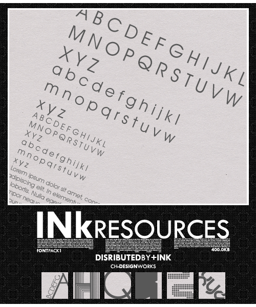 +ink.fontpack1 by inkResources on DeviantArt
