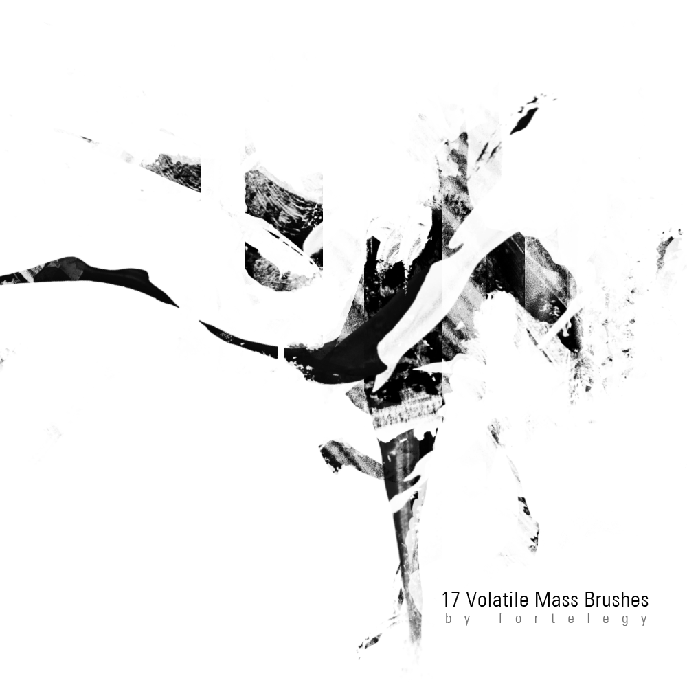 17 Volatile Mass Paint Stroke Brushes by Fortelegy on DeviantArt