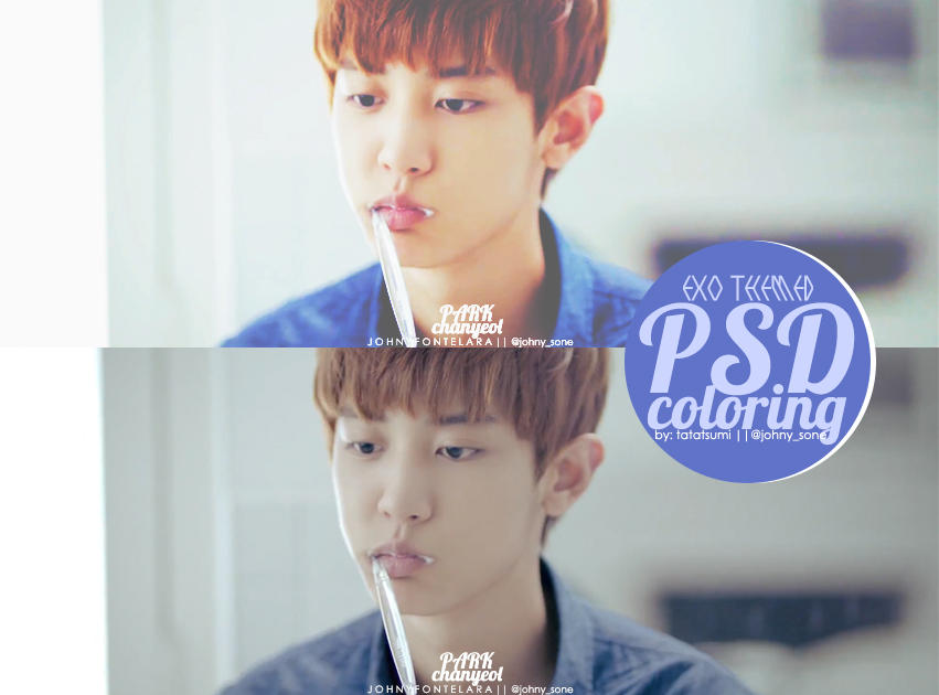 EXO Themed PSD Coloring by TaTatsumi on DeviantArt