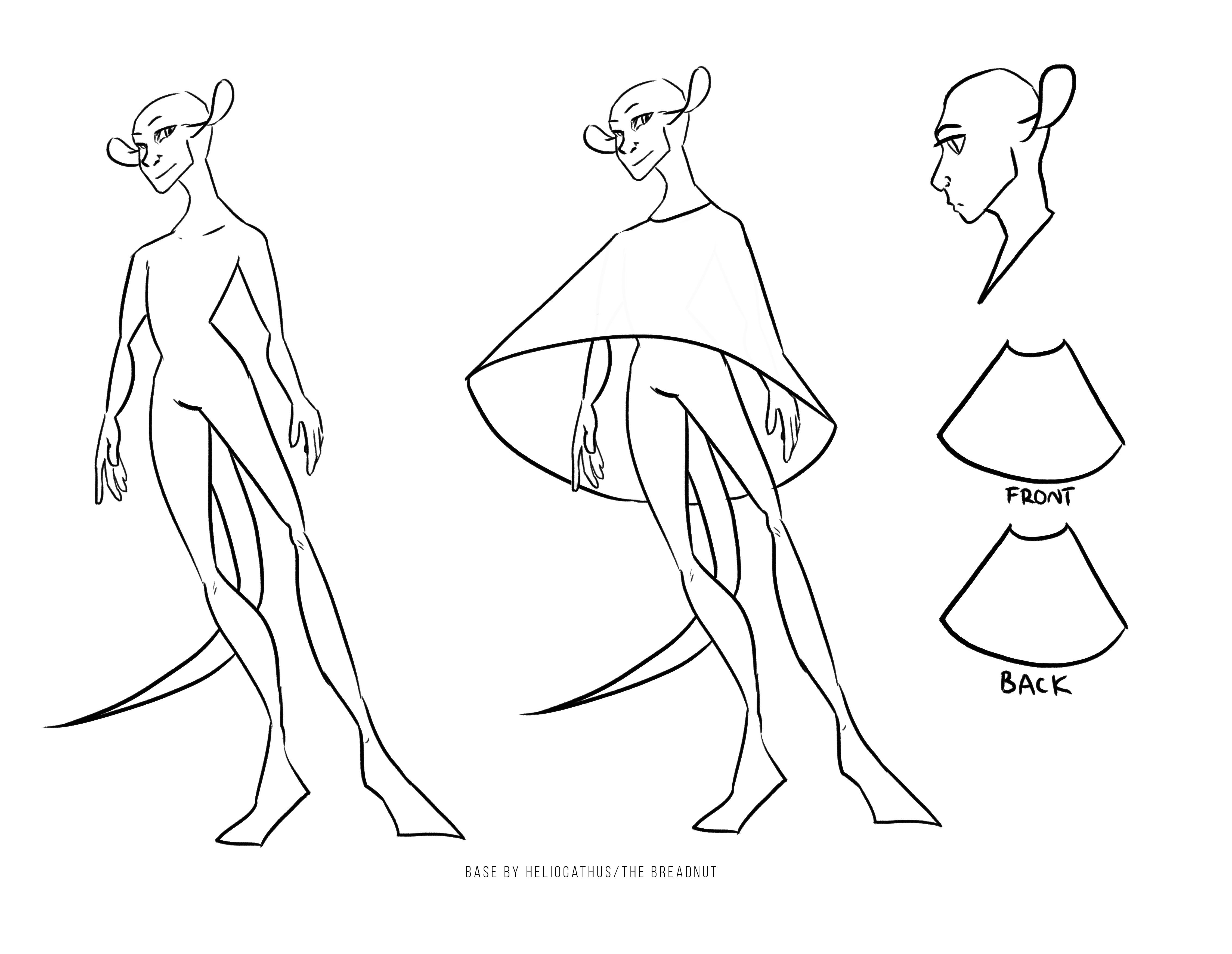 Poncho Demon Base by TheBreadnut on DeviantArt