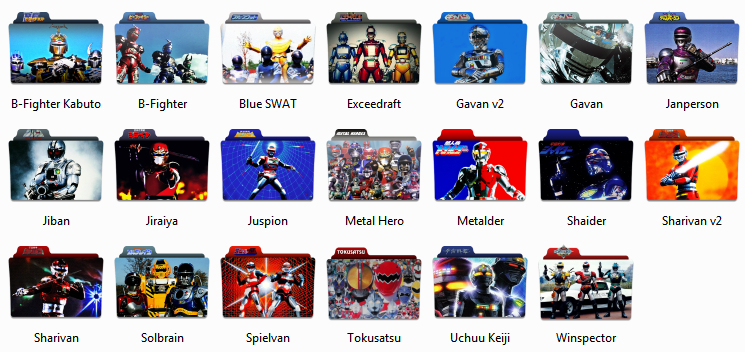 [J-LYRICS] Metal Hero icon pack by timepink on DeviantArt