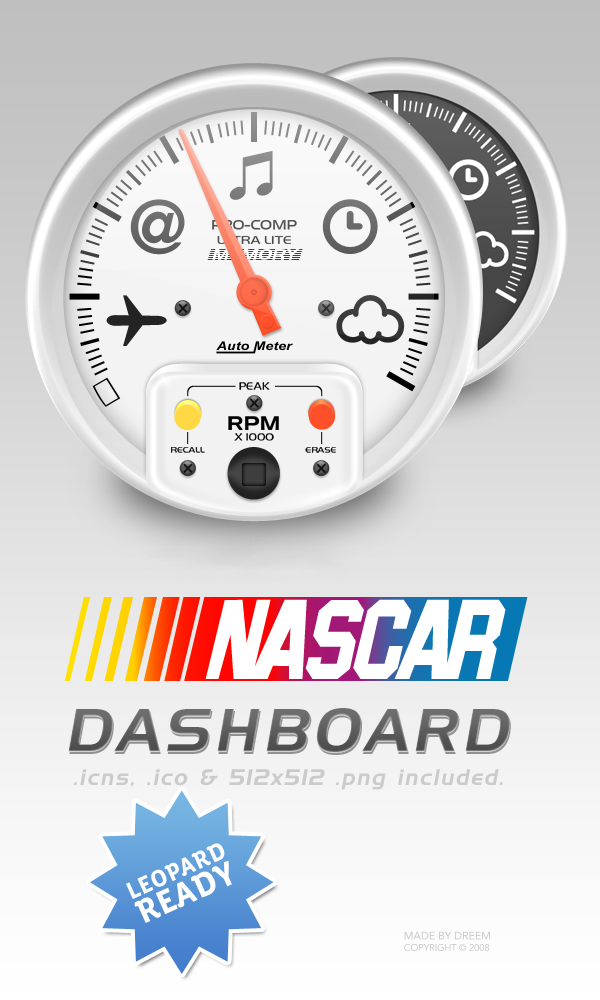 Nascar Dashboard by whyred on DeviantArt