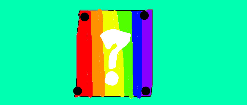 Rainbow Question Block by SuperStarDuchess on DeviantArt