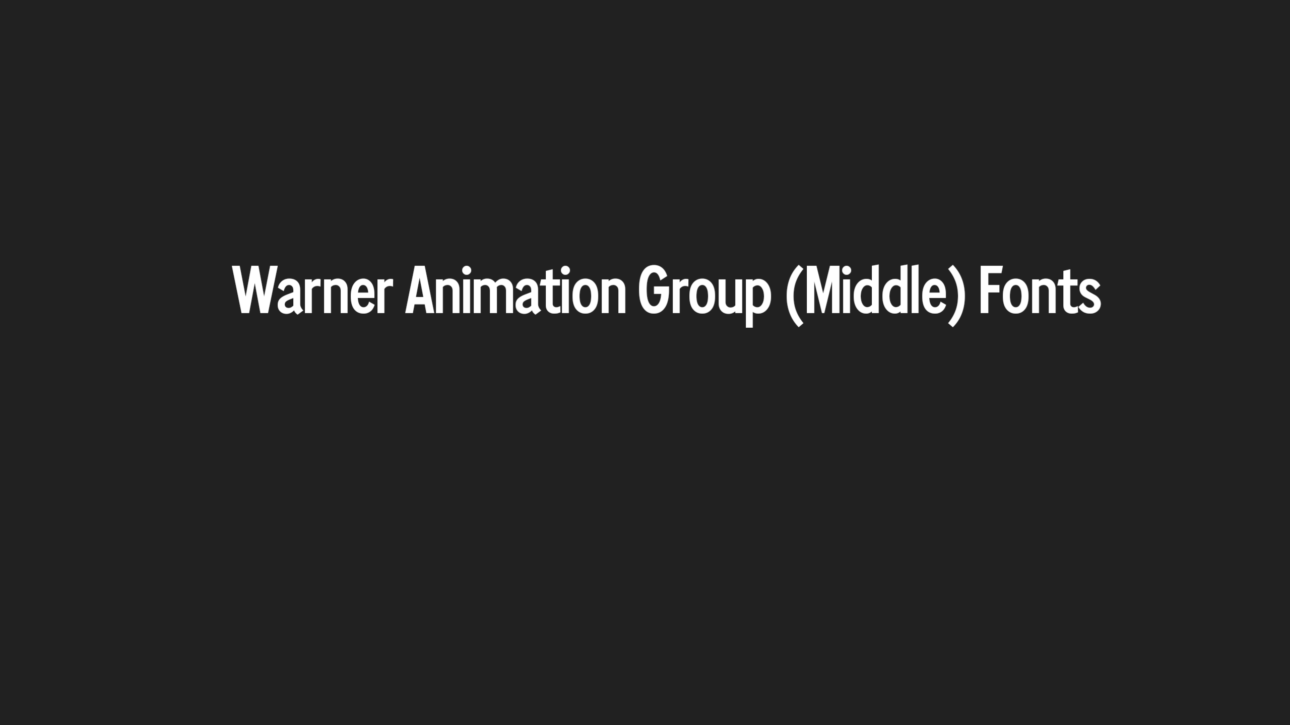 WAG Middle Fonts by RafaLinaresOrtegaDA1 on DeviantArt