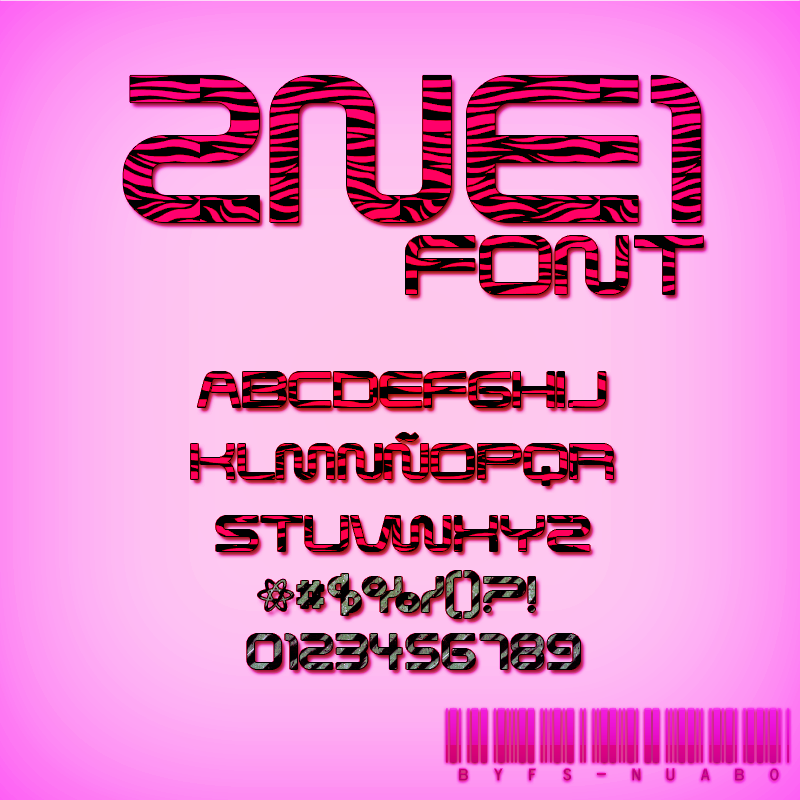 2ne1 Logo Font