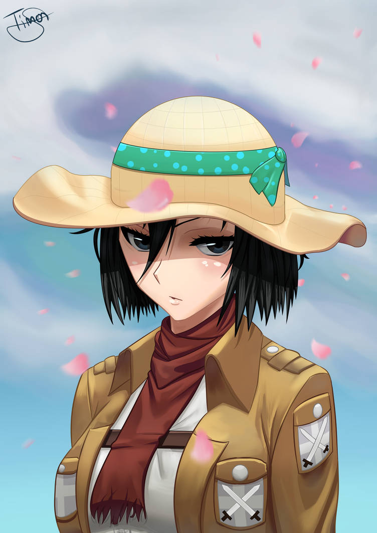 Mikasa: Hat by Timon1g on DeviantArt