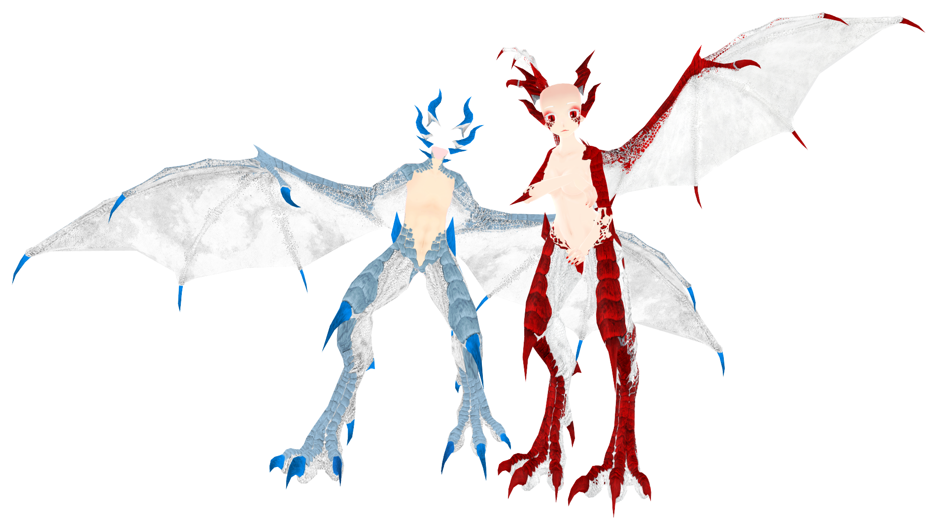 TDA Male Dragon base by Catkali on DeviantArt