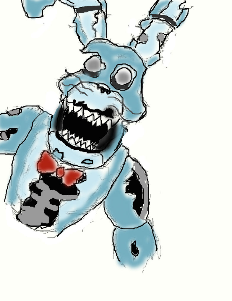 Nightmare Bonnie WIP Part 2 by MrFredbear1983 on DeviantArt