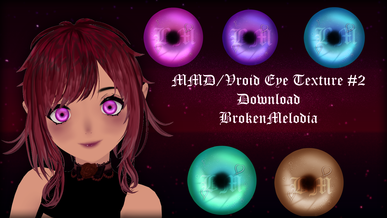 MMD/Vroid Eye texture #2 Download by BrokenMelodia on DeviantArt