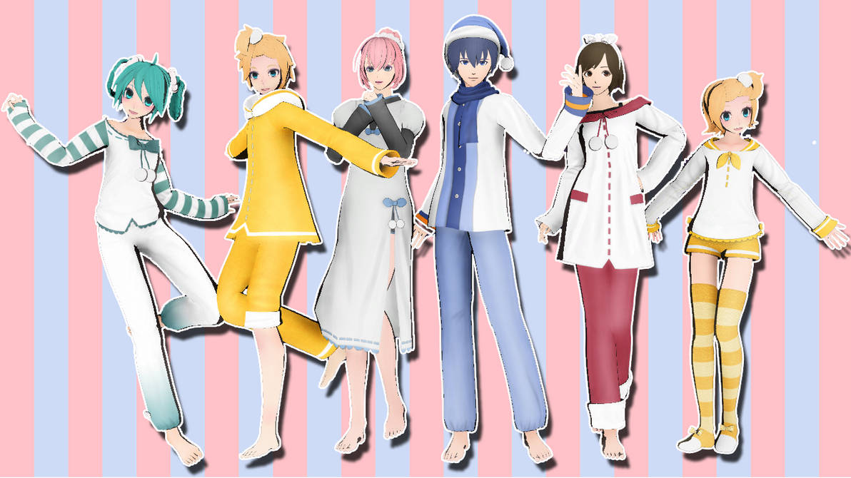 Pajama Cryptonloids by flyingbuttercups on DeviantArt