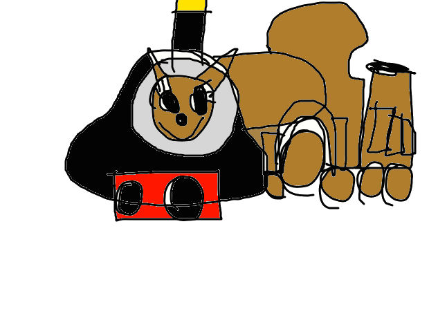 Kanga as a Thomas character by adamrh1 on DeviantArt