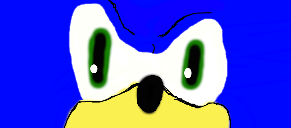 sonic face by KawaiiOutaku on DeviantArt