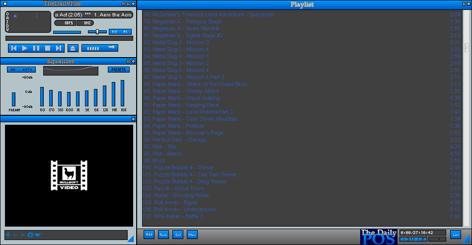 TheDailyPOS Winamp Skin by StarKirby on DeviantArt