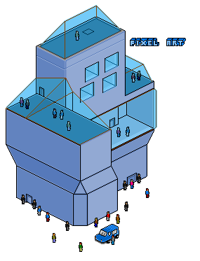 pixel police station by cheba2 on DeviantArt