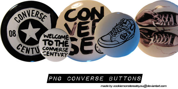 Converse Buttons PNG by Cookiemonstereatsyou on DeviantArt