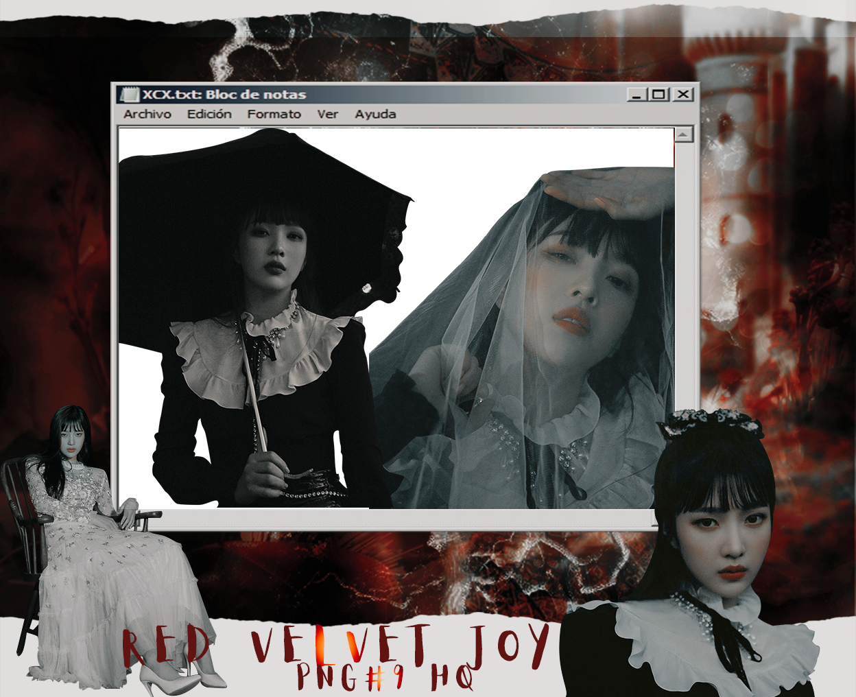 PNG PACK:Red velvet Joy psycho by nidehaoyou on DeviantArt
