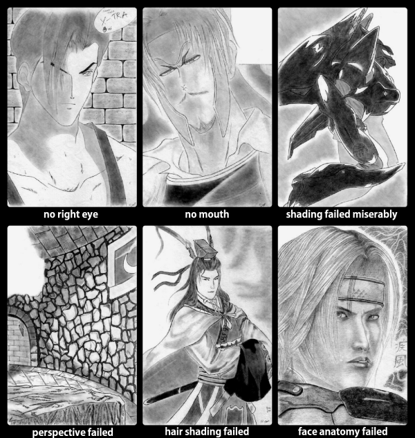 Failed drawings by blekimaru on DeviantArt