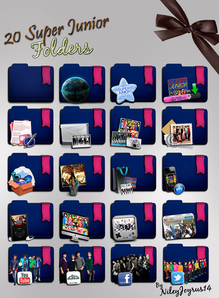 20 Super Junior Icon Folders I by NileyJoyrus14 on DeviantArt
