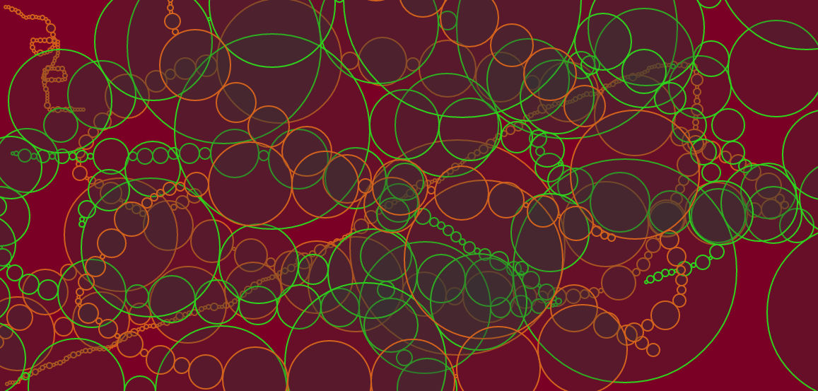 Random Circles in the Colors Green and Orange by Dream-The-Sidekick on ...