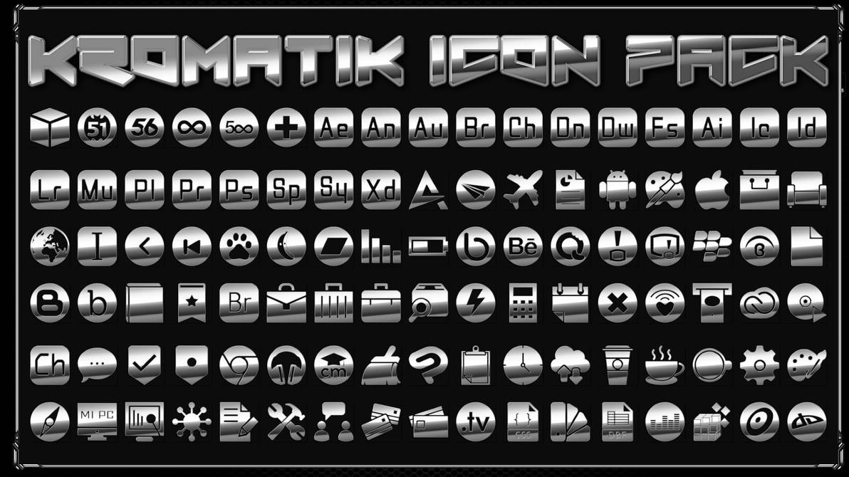 Icon Pack kromatik by Agelyk by Pixscells on DeviantArt