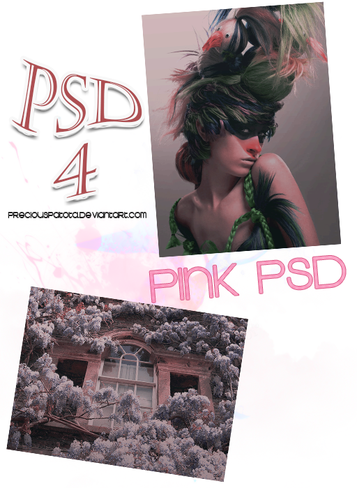 PSD 4 (Pink PSD) by preciouspatota by preciouspatota on DeviantArt